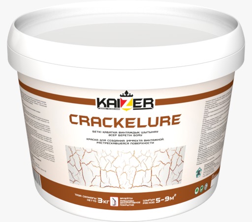 Декоративное покрытие с эффектом трещин - Crackelure | Kaizer ...